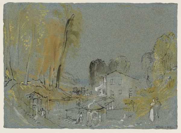 ‘The Groesbeck and Sauvenière Mineral Springs at Spa‘, Joseph Mallord ...