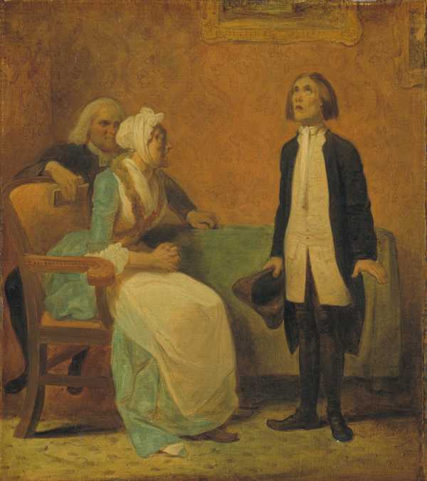 ‘Scene from Bickerstaffe’s Play ‘The Hypocrite’, Adapted from Colly ...