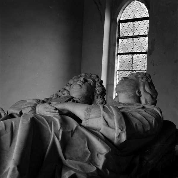 Photograph of monument to Sir Peregrine Bertie and wife at All Saints ...