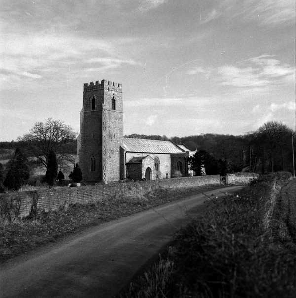 Photograph of St Lawrence’s Church in Hunworth, Norfolk‘, John Piper ...