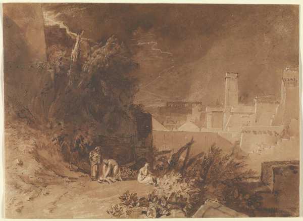 ‘Tenth Plague of Egypt‘, Joseph Mallord William Turner, c.1806–7 | Tate
