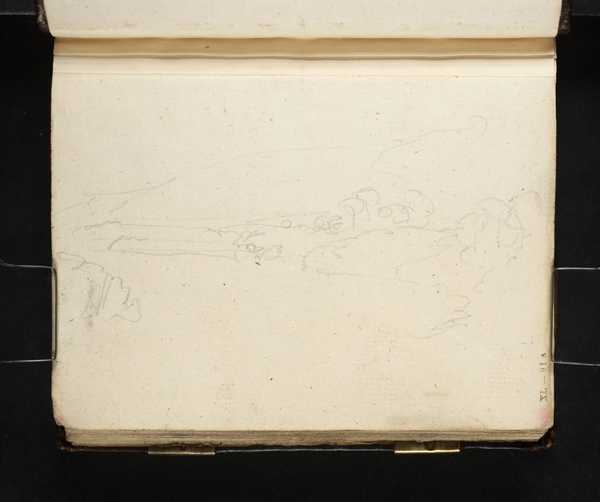 ‘A River Landscape with Trees and Hills‘, Joseph Mallord William Turner ...