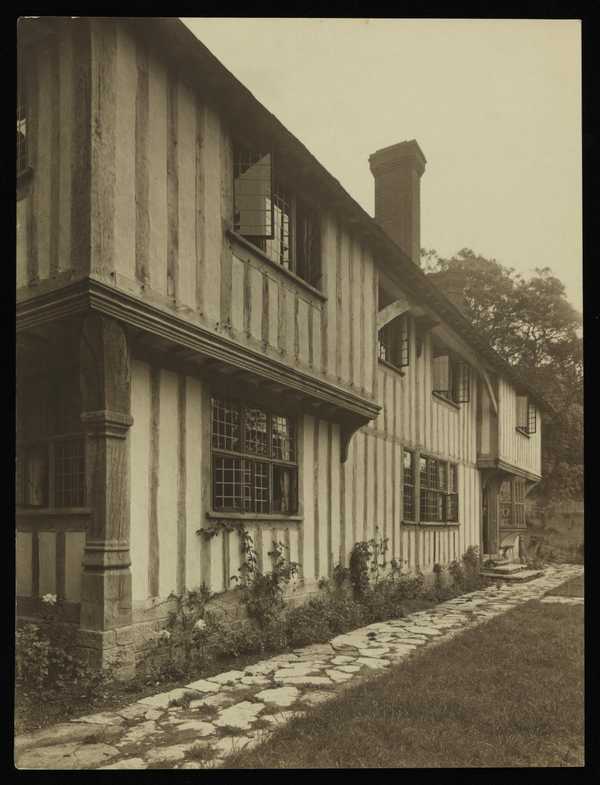 Photograph of Anna Beach’s house at Kiln Quay, Flushing, Falmouth (side ...