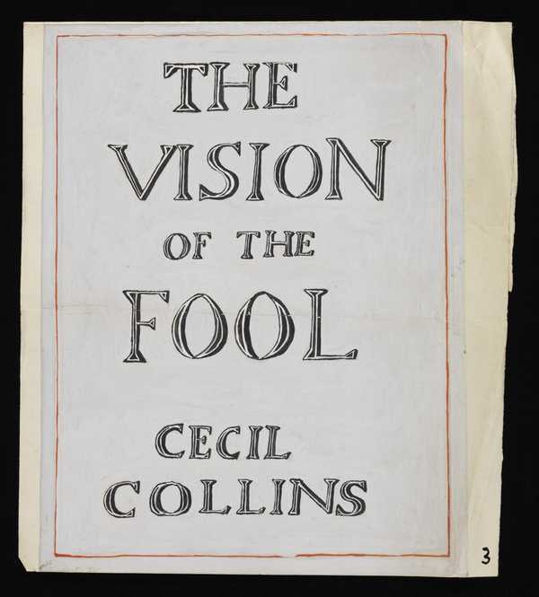 Original design for the cover of, ‘The Vision of the Fool’, by Cecil ...
