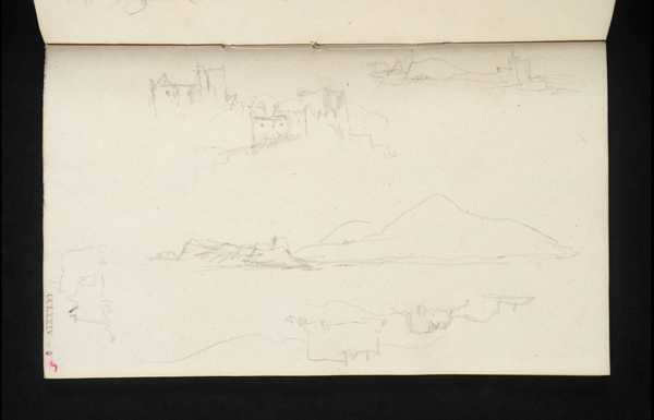 ‘Sketches of Duart Castle from the North and East‘, Joseph Mallord ...