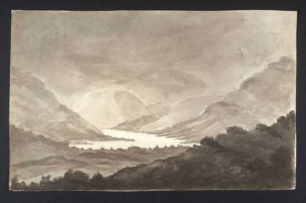 ‘Mountains and Lakes‘, imitator of Rev. William Gilpin | Tate