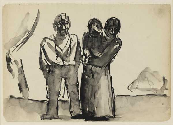 Family Group’ (Notes from a Welsh Diary)‘, Josef Herman, 1946‘, Josef ...
