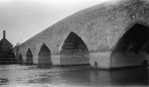 Black and white negative, bridge, Abingdon, Berkshire‘, Paul Nash ...