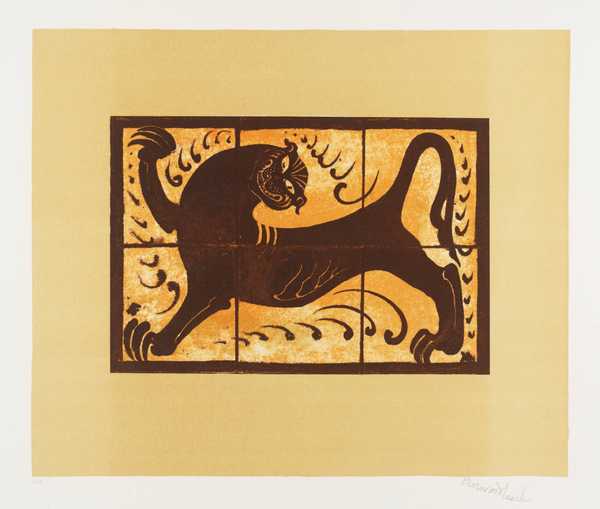‘Lion Tile‘, Bernard Leach, 1973–4 | Tate