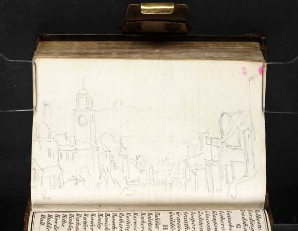 ‘Fore Street, Redruth, with Carn Brea in the Distance‘, Joseph Mallord ...