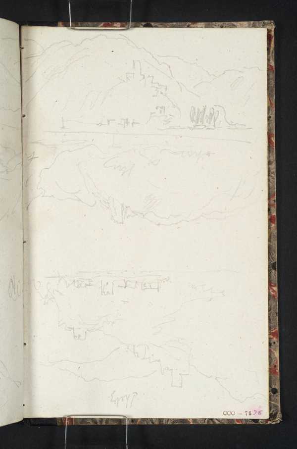 ‘Three Sketches of Spitz and the Hinterhaus‘, Joseph Mallord William ...