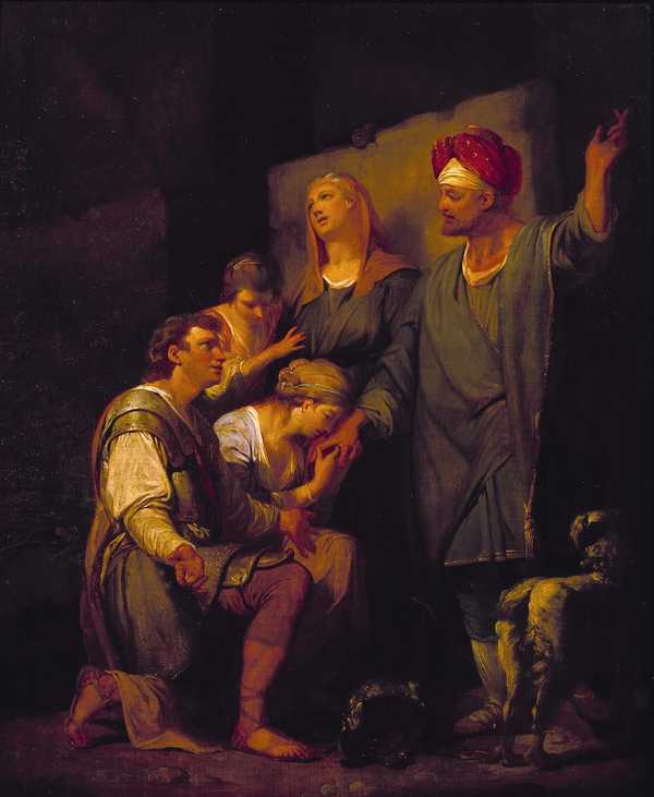 ‘IV. The Hero’s Father Blesses his Marriage‘, John Hamilton Mortimer ...