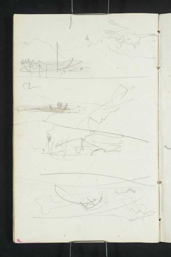 ‘Four Sketches‘, Joseph Mallord William Turner, 1844 | Tate