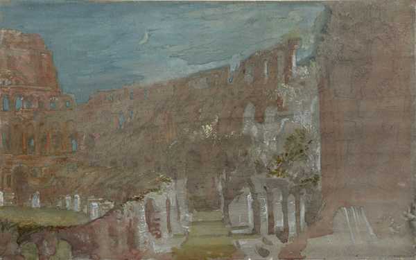 ‘The Colosseum, Rome, by Moonlight‘, Joseph Mallord William Turner ...