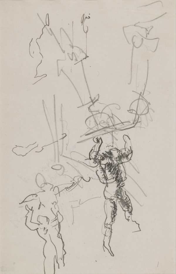 Drawing of circus acrobats‘, Walter Richard Sickert, [c.1919]‘, Walter ...