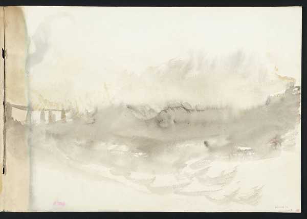 ‘Bridge, with Rapids‘, Joseph Mallord William Turner, 1844 | Tate