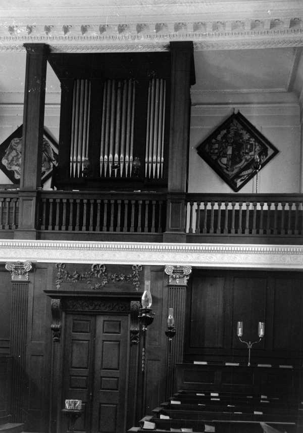 Photograph of a church organ in Gunton, Norfolk‘, John Piper, [c.1930s ...