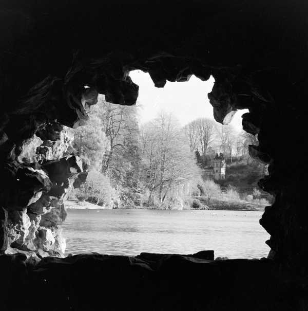Photograph of view from the Grotto at Stourhead Estate near Mere ...