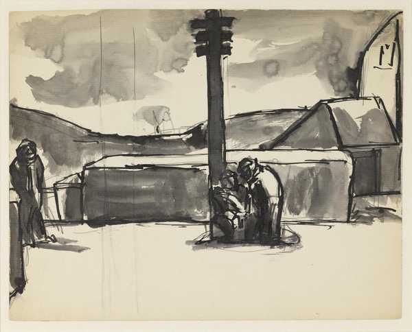 Sketch of a composition at evening‘, Josef Herman‘, Josef Herman – Tate ...