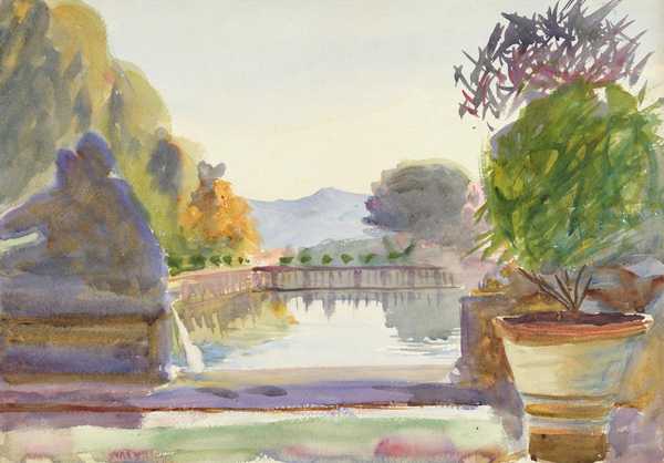 ‘Lake and Trees‘, Emily Sargent, c.1885–1929 | Tate