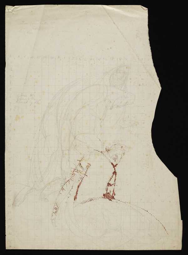 Sketch of three stylised figures‘, Felicia Browne, 5 August 1928‘, Felicia Browne, 5 August 1928 ...