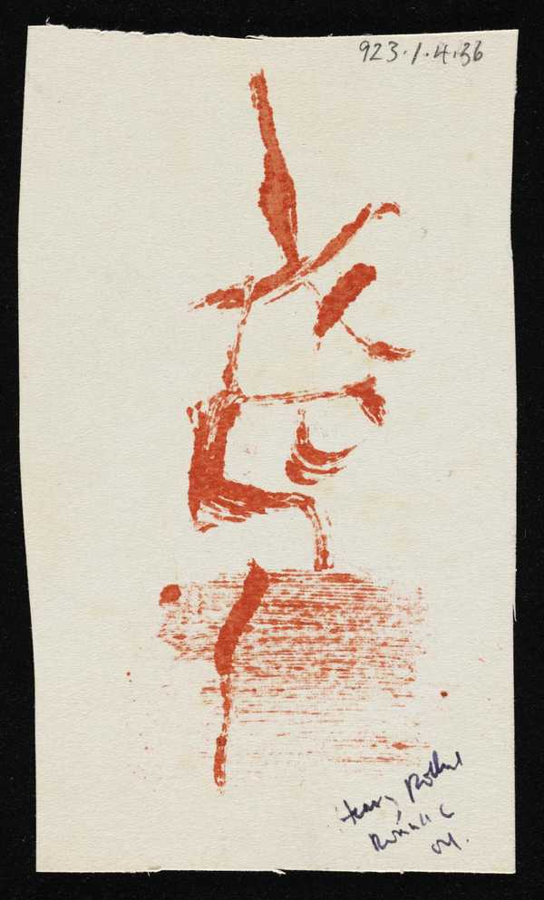 Printmaking experiment‘, Cecil Collins‘, Cecil Collins – Tate Archive ...