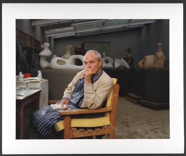 Henry Moore’, portrait photograph by Bern Schwartz‘, collection owner ...