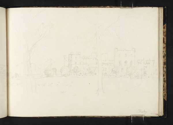 ‘Raby Castle: The North Front‘, Joseph Mallord William Turner, 1817 | Tate