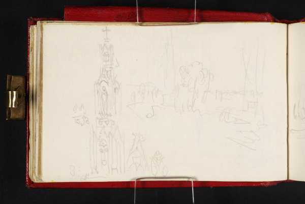 ‘The Eleanor Cross, Hardingstone, near Northampton‘, Joseph Mallord ...