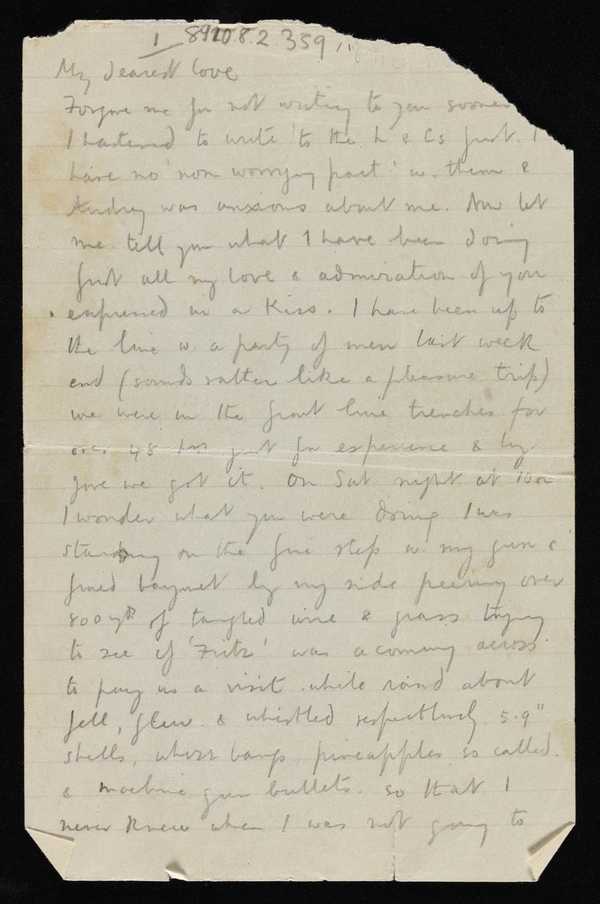 Letter from John Nash to Christine Nash about his experiences on the ...