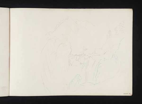 ‘Above the Reichenbach Falls‘, Joseph Mallord William Turner, 1844 | Tate