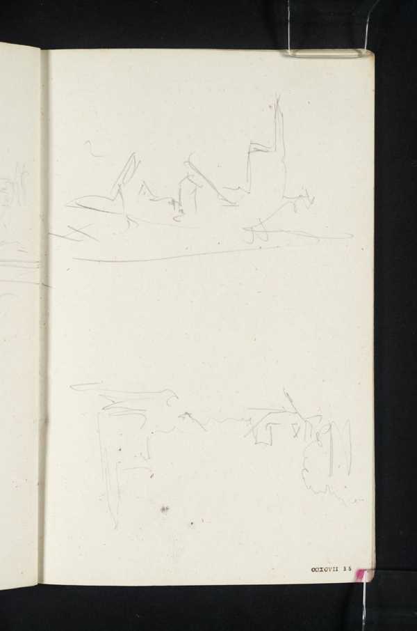 ‘Sketches of Buildings‘, Joseph Mallord William Turner, 1844 | Tate