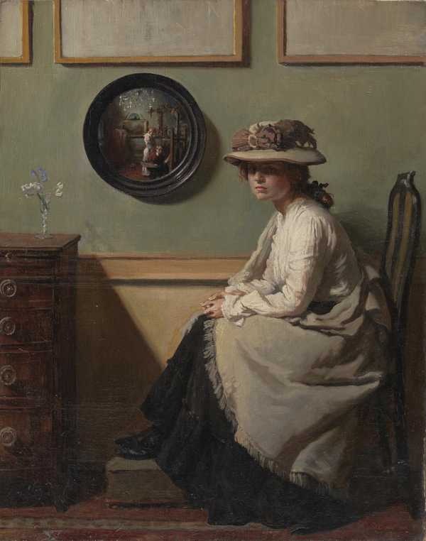 ‘The Mirror‘, Sir William Orpen, 1900 | Tate