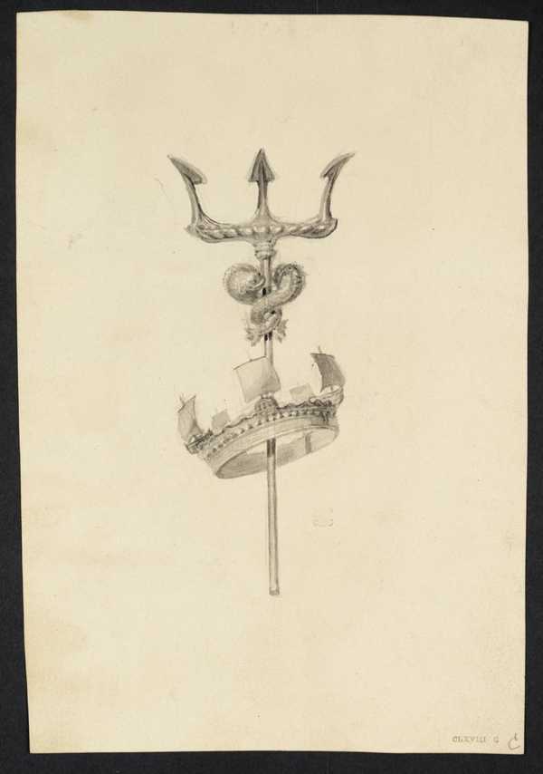 ‘Neptune’s Trident‘, Joseph Mallord William Turner, c.1822–4 | Tate