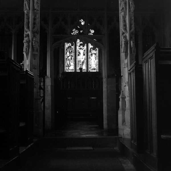 Photograph of the interior of St Nicholas’ Church in Cholderton ...