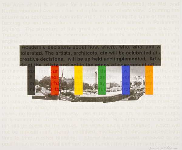‘Great Arch of Art‘, Bruce McLean, 1998 | Tate