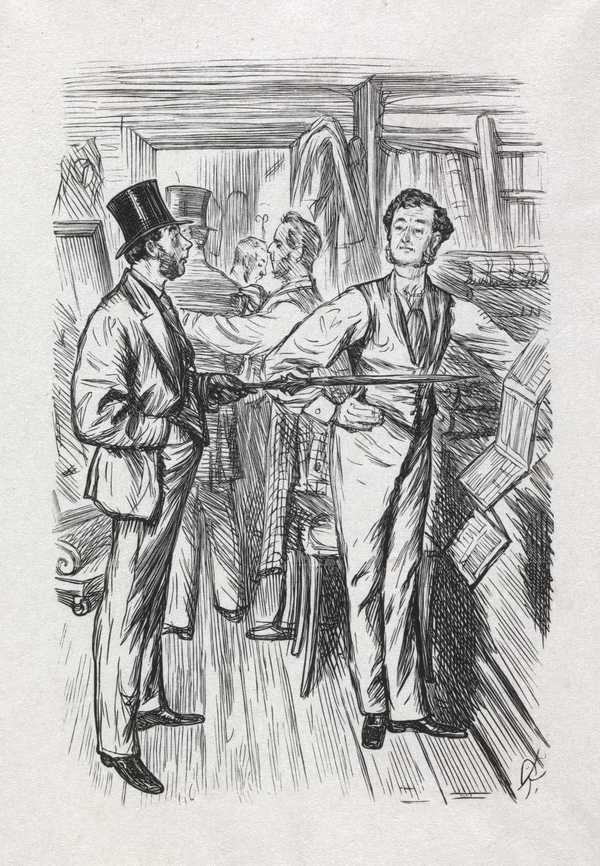 Wood engraving titled ‘Aesthetics of Dress’‘, Charles Samuel Keene, 2 ...