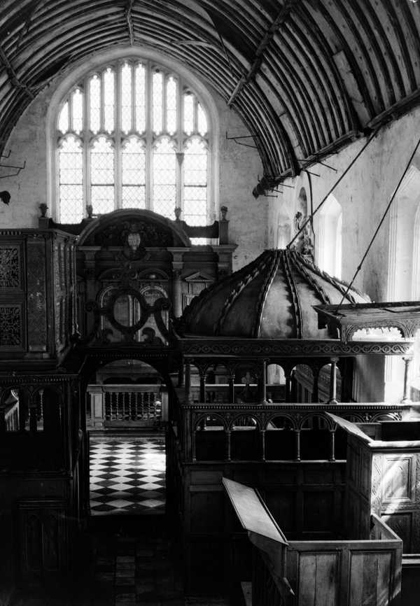 Photograph of the interior of Rycote Chapel in Rycote, Oxfordshire ...