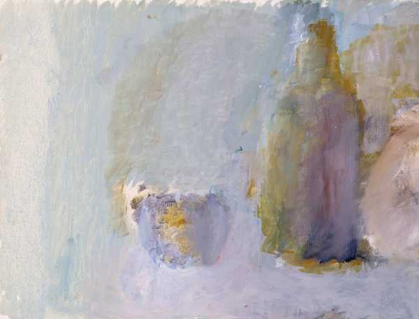 ‘Still Life: Last Eleven (No. 7)‘, Adrian Stokes, 1972 | Tate