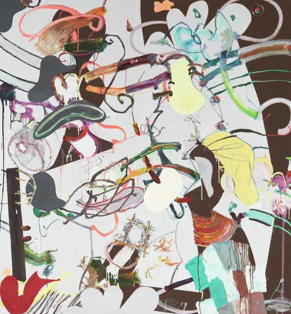 ‘Untitled (grey and brown)‘, Fiona Rae, 1991 | Tate