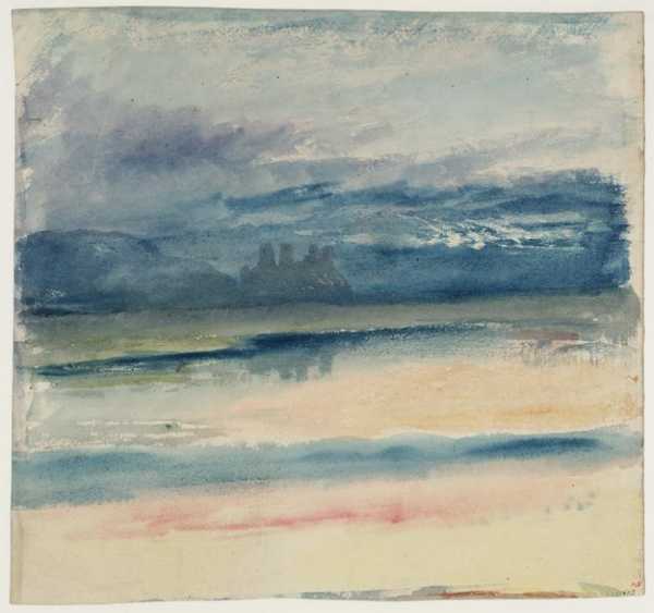 ‘A Castle on a Headland, Possibly Conway Castle‘, Joseph Mallord ...