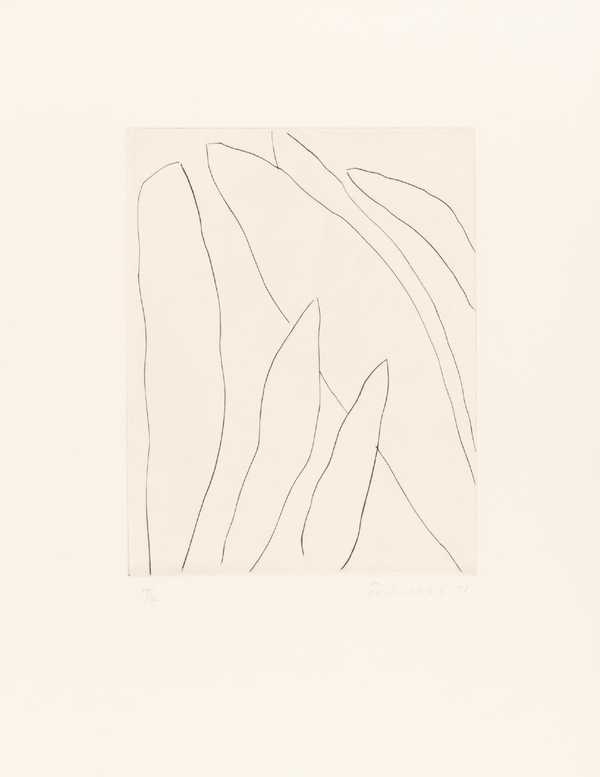 ‘Leaves - Drypoint I‘, William Turnbull, 1972 | Tate