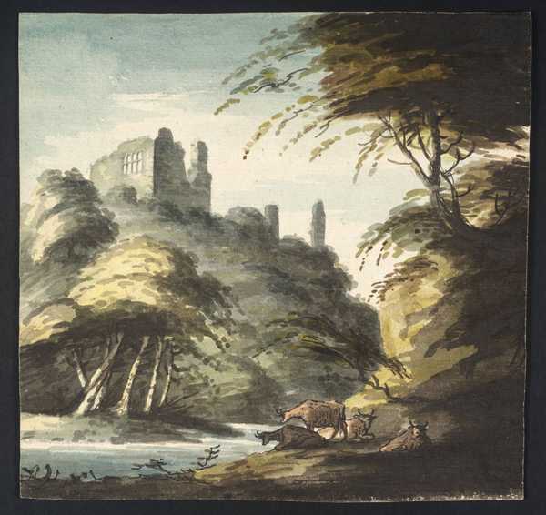 ‘Mountains and Lakes‘, imitator of Rev. William Gilpin | Tate