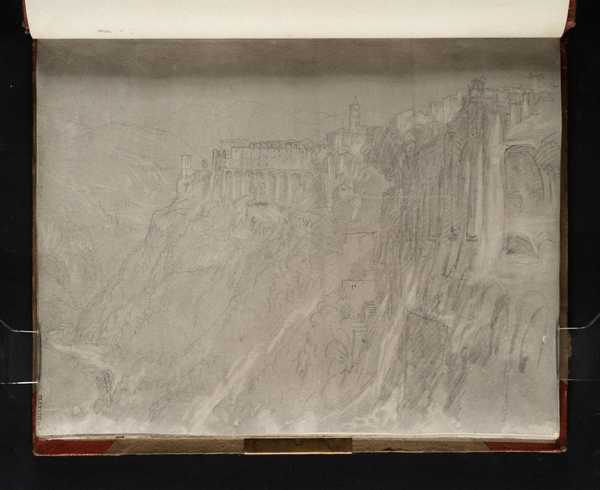 ‘View of Tivoli, from the Santuario di Ercole Vincitore‘, Joseph ...