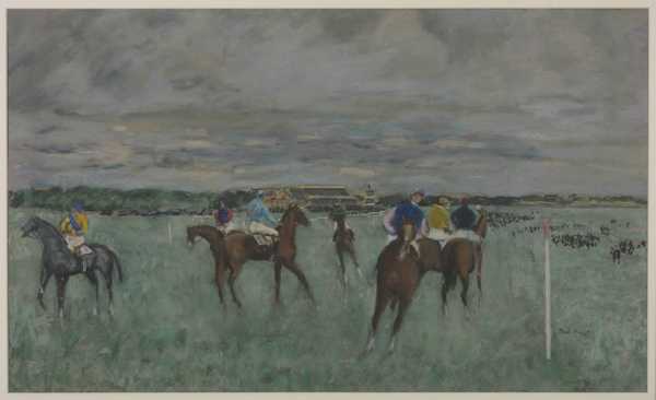 ‘The Rowley Mile, Newmarket‘, Paul Maze, 1929 | Tate