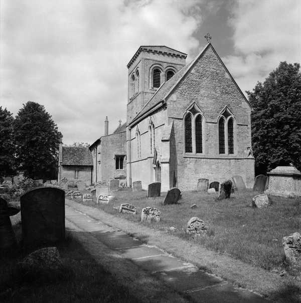 Photograph of St Matthew’s Church in Langford, Oxfordshire‘, John Piper ...