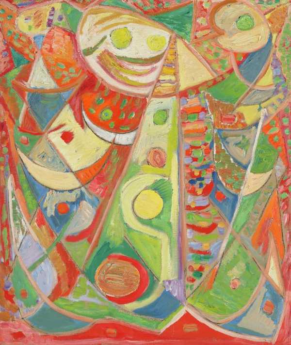 ‘Composition in Red‘, Egill Jacobsen, 1948 | Tate