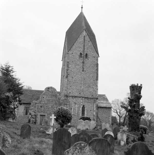 Photograph of St Mary’s Church in Sompting, Sussex‘, John Piper, [c ...