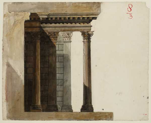 ‘Lecture Diagram 8/3: Elevation of a Stoa or Portico (after James ...