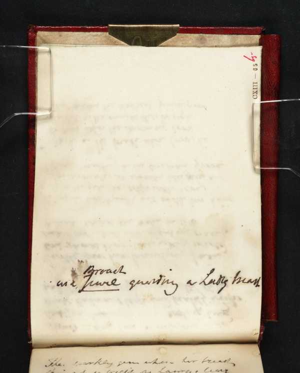 ‘Title of Verses (Inscription by Turner)‘, Joseph Mallord William ...